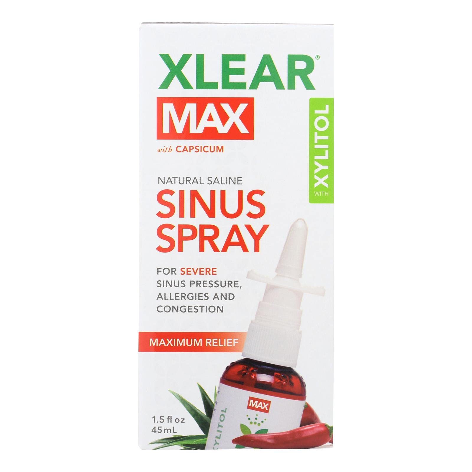 Mua Xlear MAX Saline Nasal Spray, Natural Formula with Xylitol ...