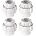 Amazon.com: BENLIUDH 1 inch PVC Pipe Union Fittings, PVC Connectors ...