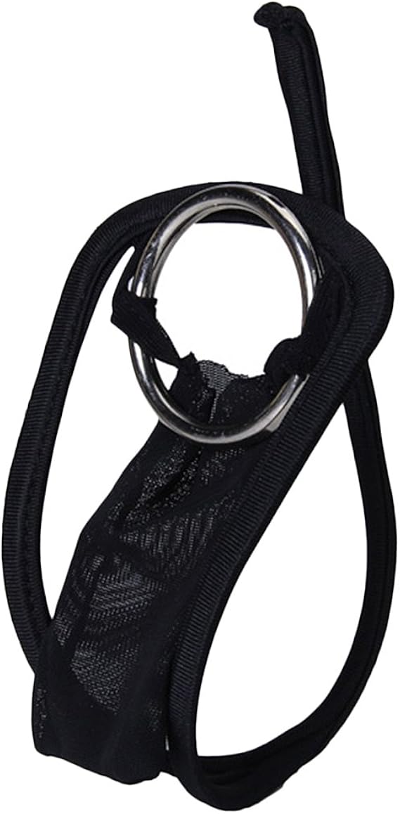 Open Fronted Men's C String Invisible Underwear with Metal Ring and ...