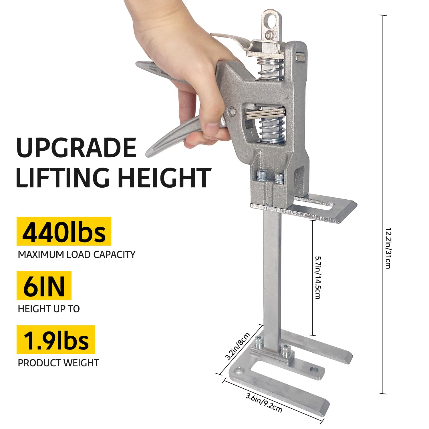 Mua Construction Jack Hand Lifting Jack Tool,Labor Saving Arm Jack 2 ...
