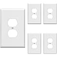 ENERLITES Jumbo Duplex Receptacle Outlet Wall Plate, Large Electrical ...