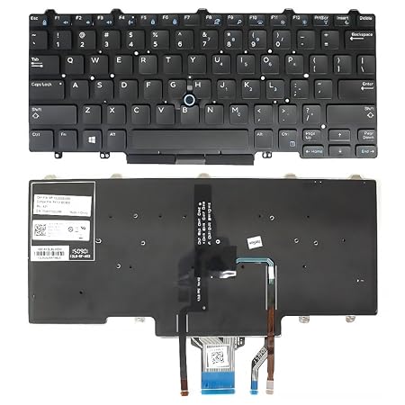 Amazon.com: New Laptop Backlit Keyboard Replacement for Dell Latitude ...