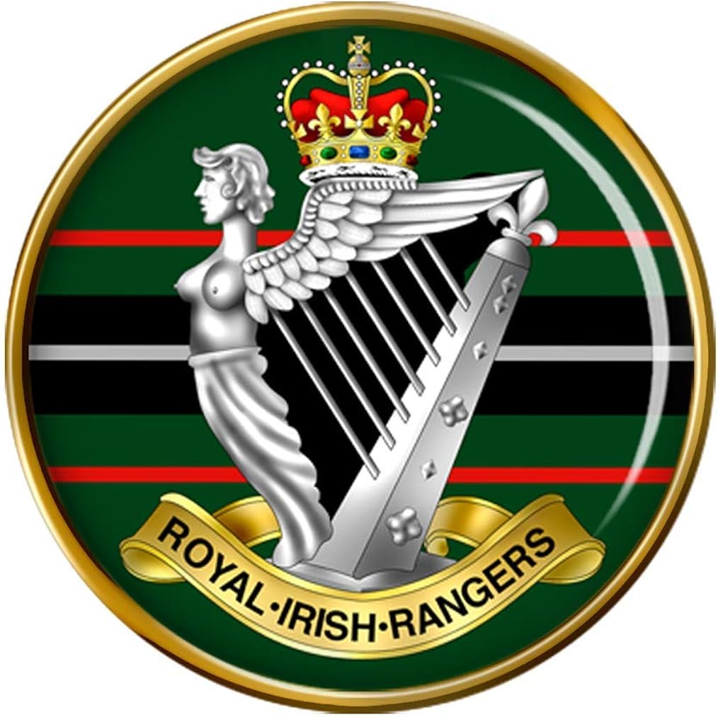Royal Irish Rangers, British Army Pin Badge : Amazon.co.uk: Clothing