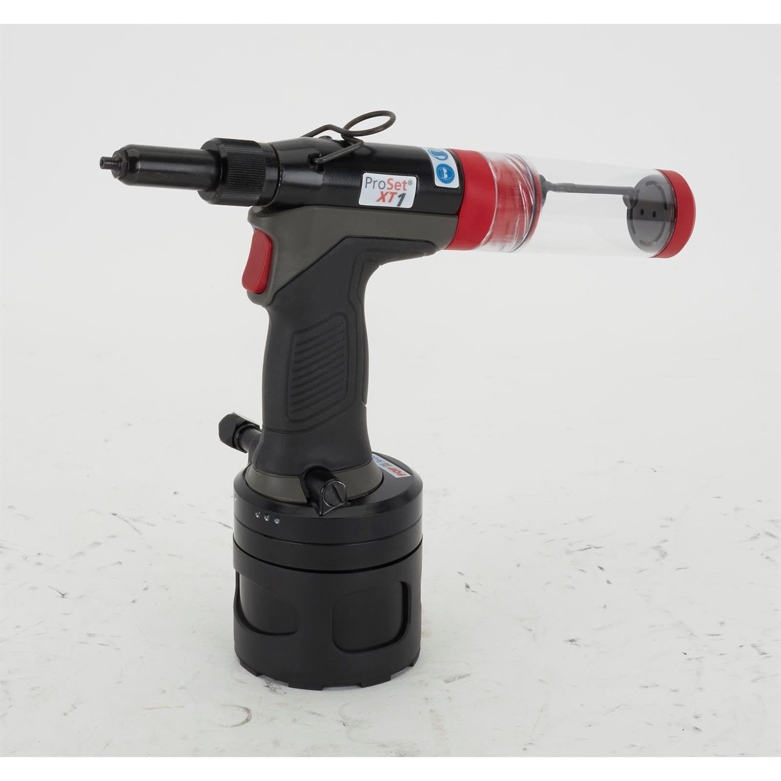POP ProSet 76001-00003 XT1 Hydro-Pneumatic Blind Rivet Tool W/Mandrel Collection System; 3/32 ...