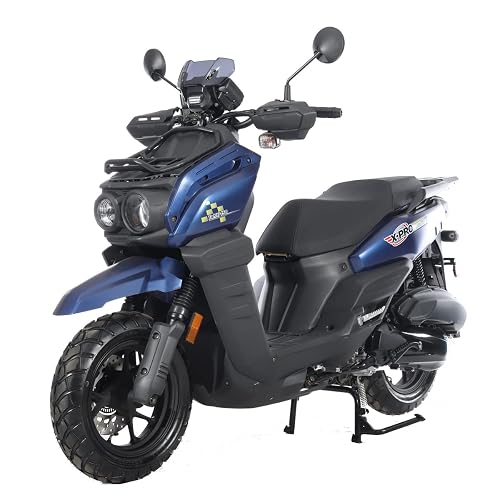 X-PRO Tahiti 150cc Moped Scooter with 12" Aluminum Wheels, Electric ...