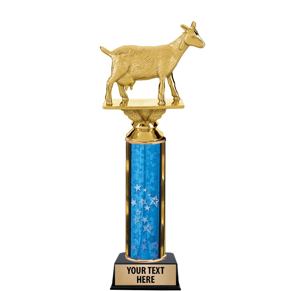 Amazon.com : 11" Animal Trophy Award - Animal Goat Trophies with ...