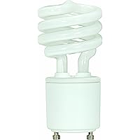 Satco S8208 13 Watt (60 Watt) 880 Lumens Mini Spiral CFL Bright White ...