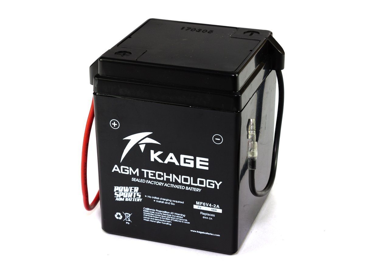 GEL battery KAGE 6N4-2A-4 / 6N4-2A-7 4AH: Amazon.co.uk: Car & Motorbike