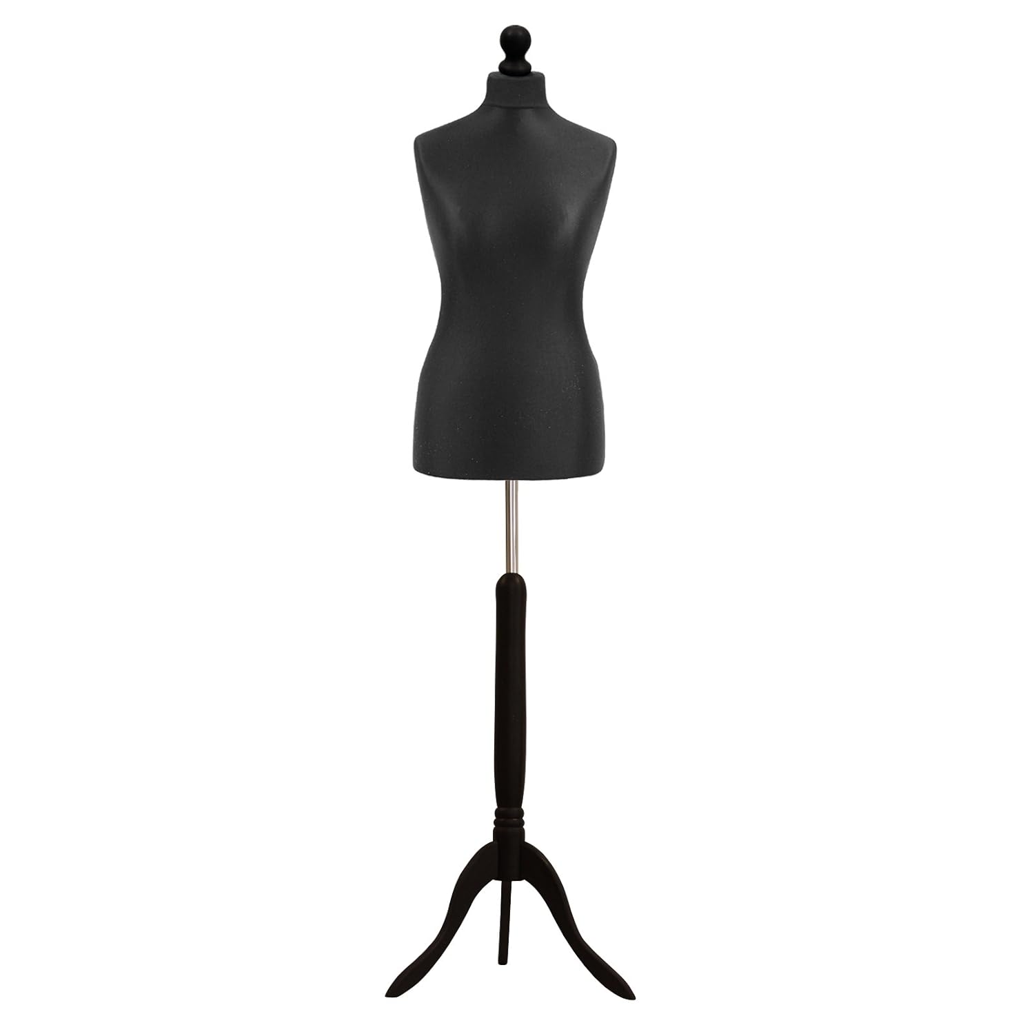 Female Tailors Dummy Mannequin Black Size 12/14 Dressmakers Dummies ...