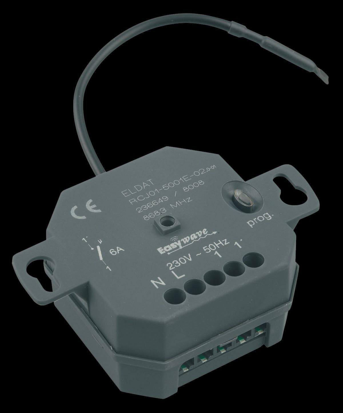 Easywave RCJ015001E02 Flush-Mounted Receiver RCJ01 Potential 230 V ...