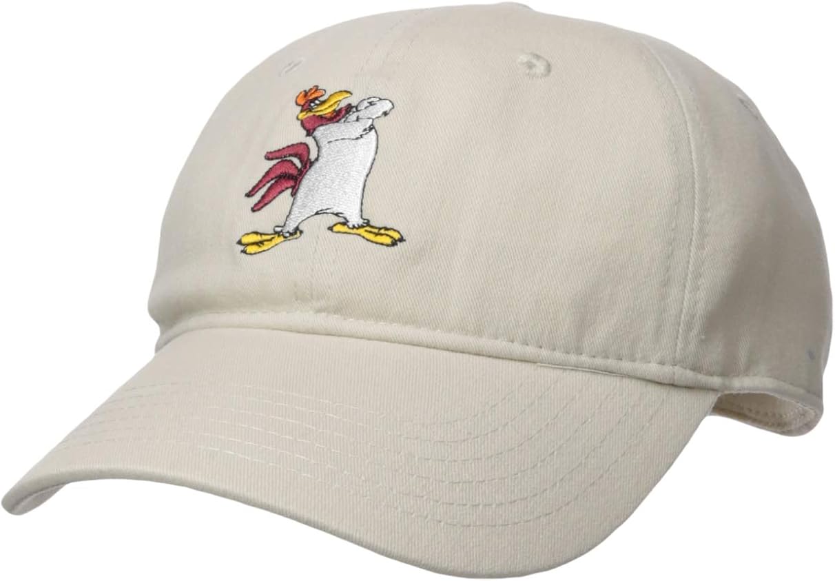Warner Bros. Men's Looney Tunes Foghorn Leghorn Baseball Cap, Stone ...