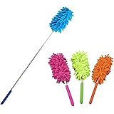 Amazon.com: Casabella Extendable Microfiber Filament Duster, Graphite/Orange: Home & Kitchen