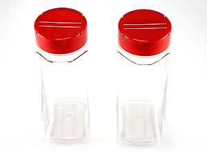 Amazon.com: Skyway Supreme Large 16 OZ Clear Plastic Spice Bottles Jars ...