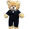 Amazon.com: Plush Gear Classic Tuxedo Outfit for 6"-10" Soft Toys ...