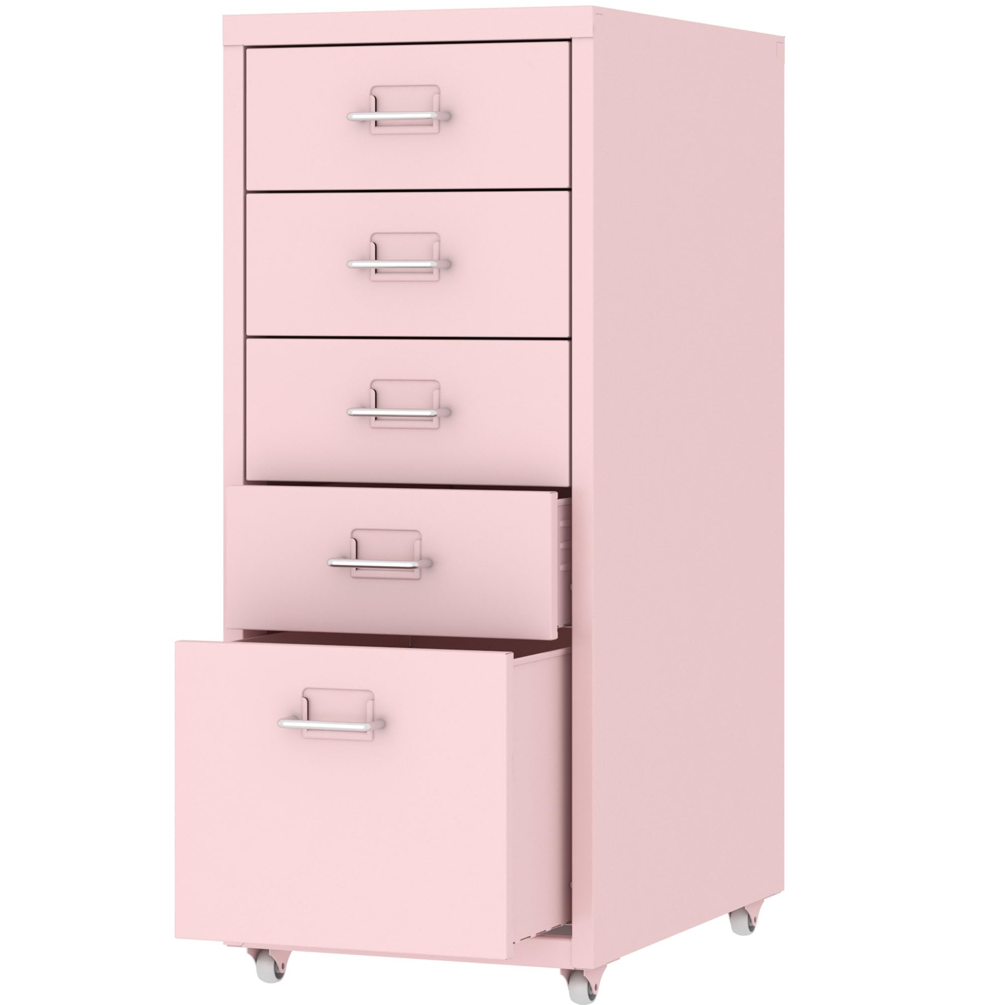 MIOCASA 5 Drawer Metal File Cabinet Mobile Underdesk Chest for Home ...