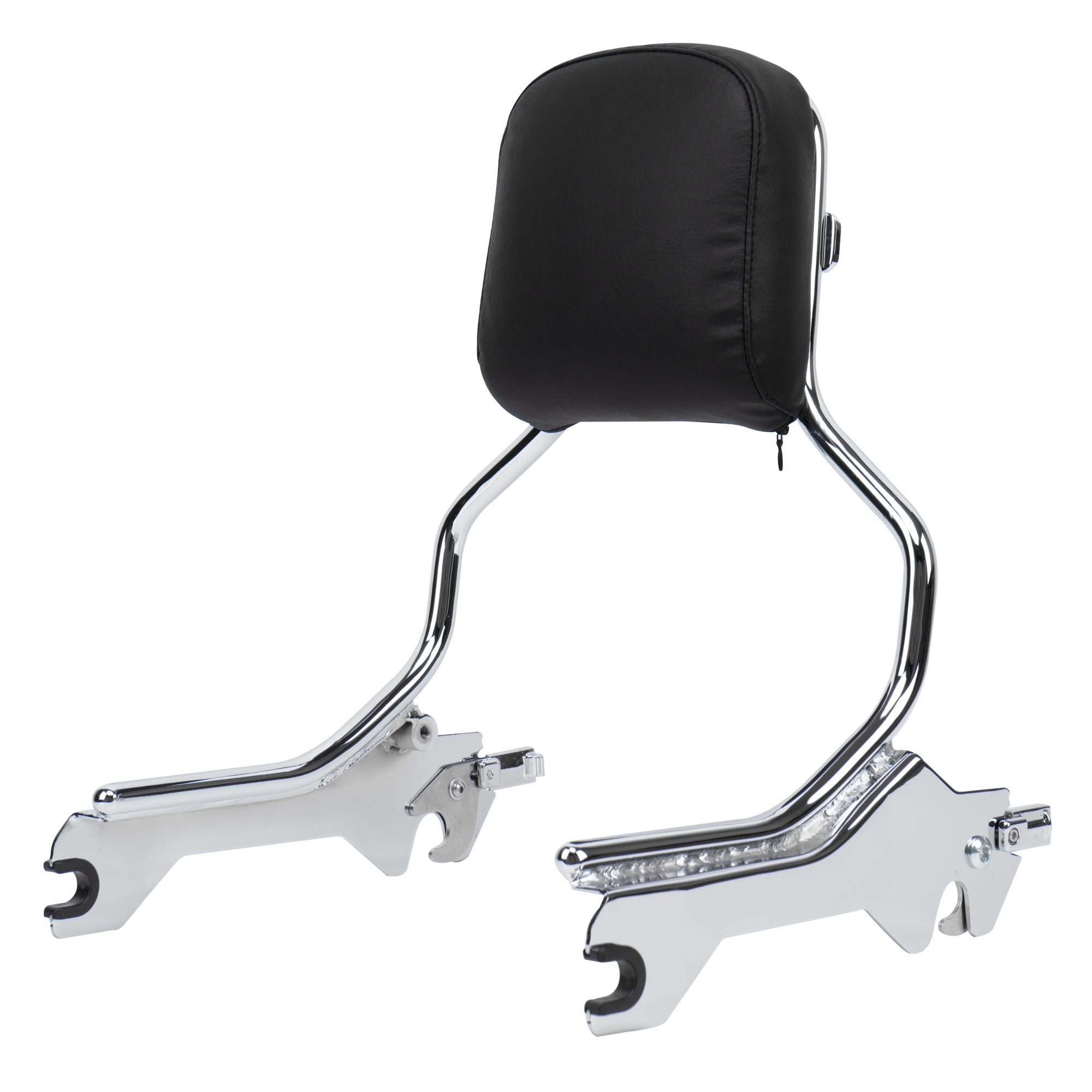 MoKitDora Sissy Bar 16" Standard Height Backrest Upright with Pad for ...