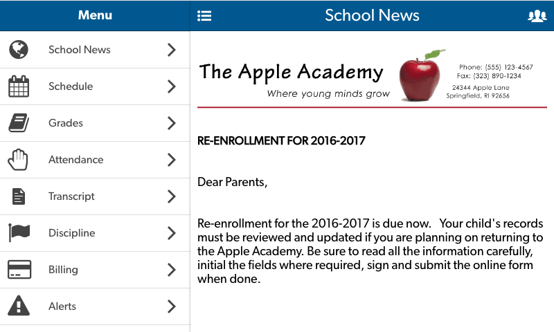 Amazon.com: Gradelink Student/Parent: Appstore for Android