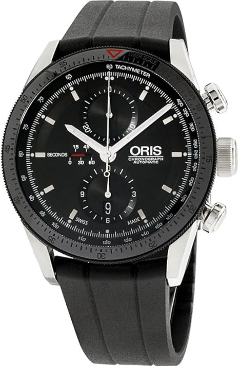 Amazon.com: Oris Artix GT Chronograph Automatic Black Dial Stainless ...