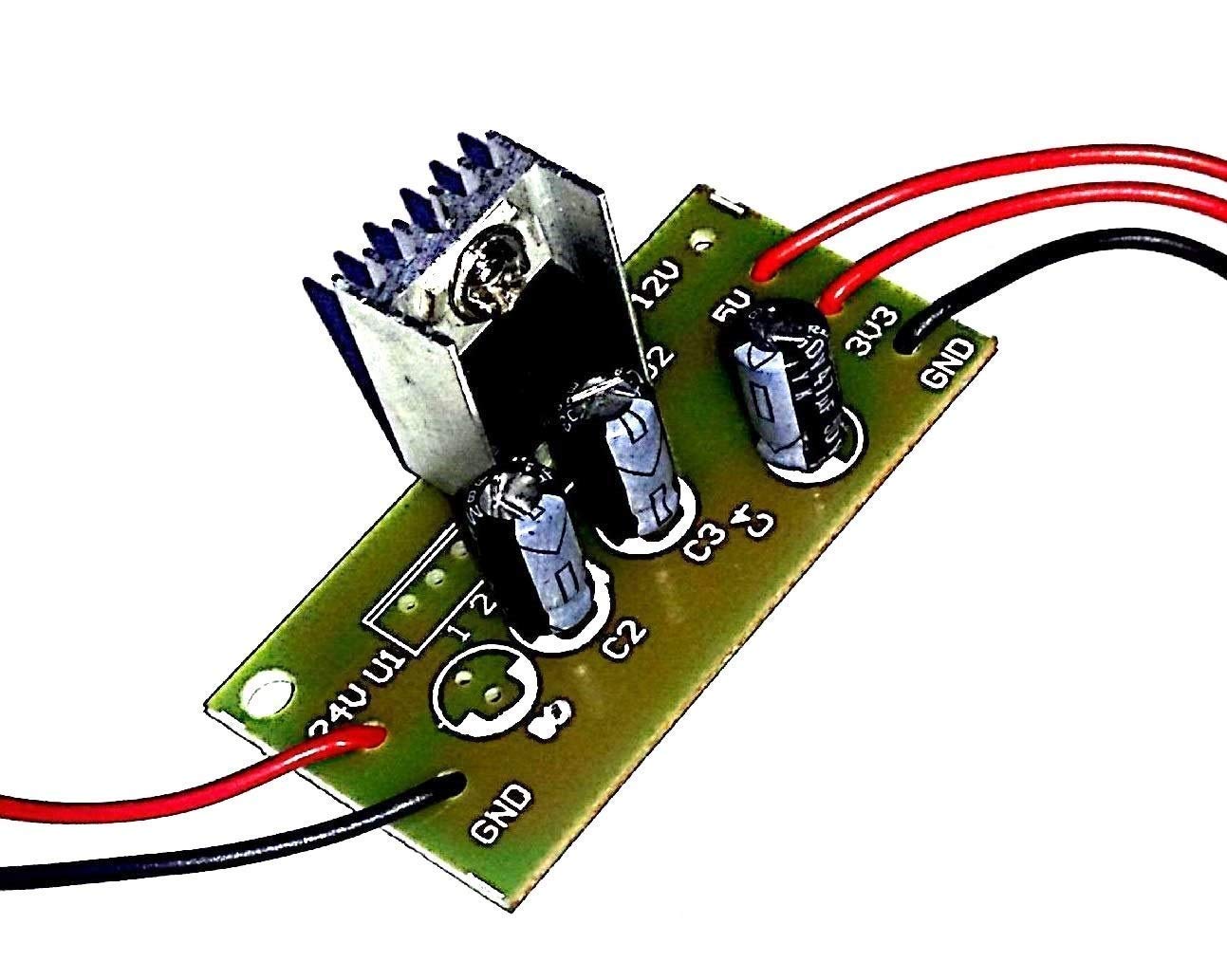 Buy Stylones 24V To 12V 1Amp 5V 1Amp Dual Output DC DC Stepdown