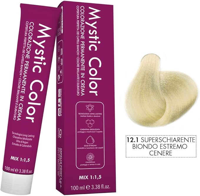 Mystic Color - Colore Superschiarente Biondo Estremo Cenere 12.1 ...