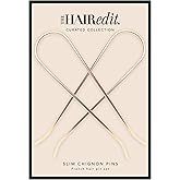 Amazon.com : Kitsch Metal French Hair Pins for Women - Gold French Pins ...