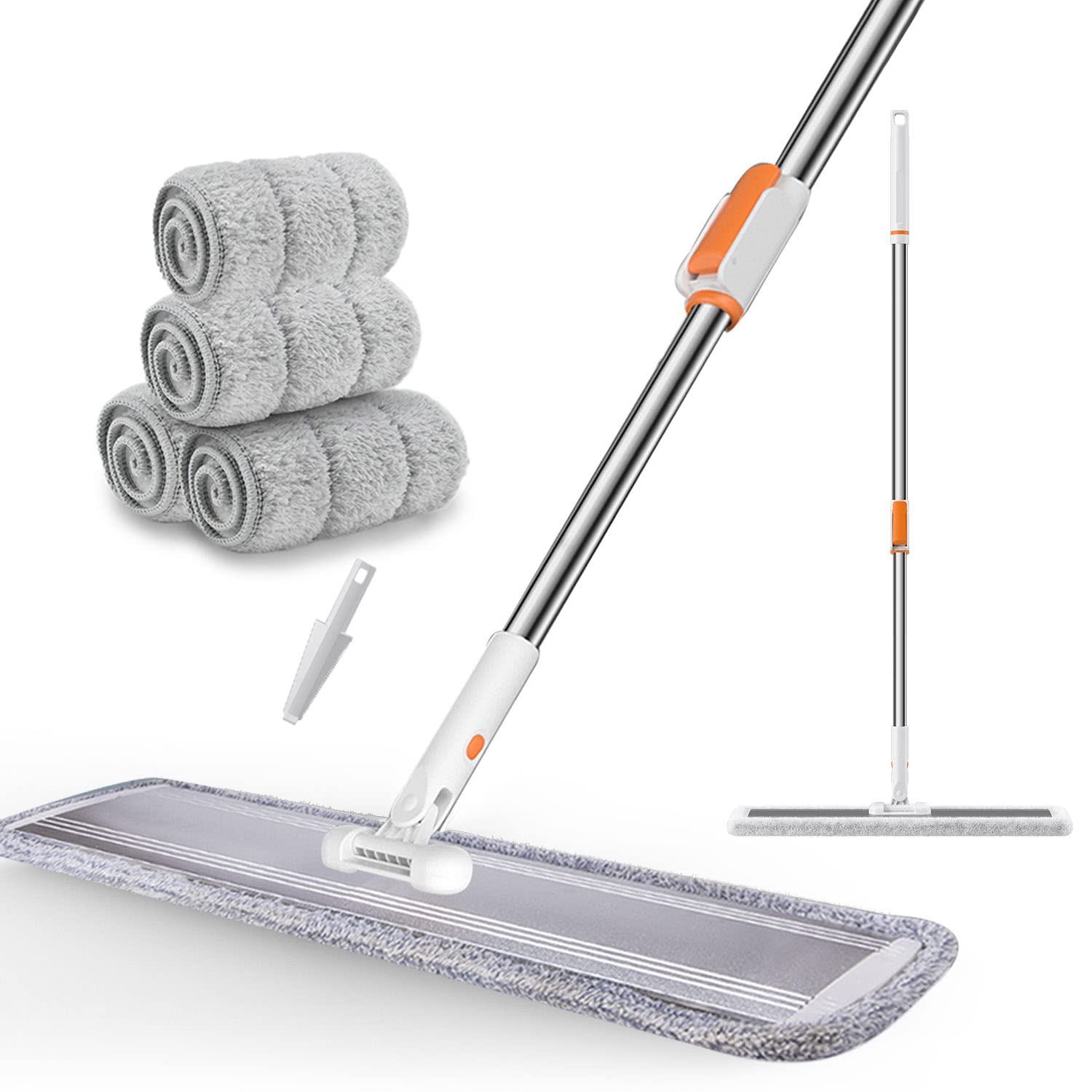 Microfiber Mop 32 inch Flat mop Commercial Mop Large Wide mop for ...