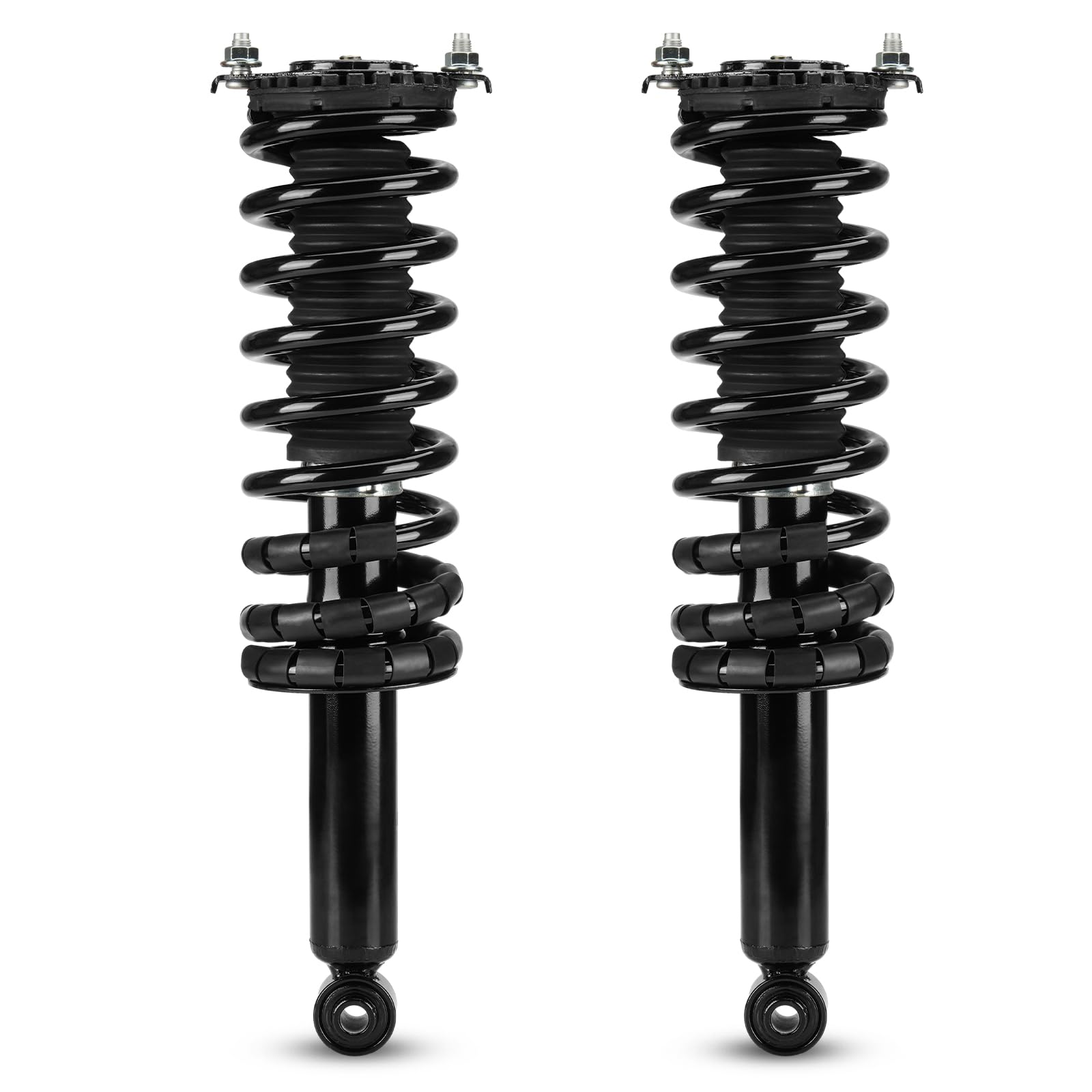 Rear Pair Complete Struts Coil Spring Shock Absorbers Assembly 1345398 ...