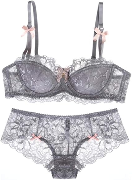 Sostén Ropa Interior De Encaje Sexy, Algodón Fino, Sujetador para Mujer ...