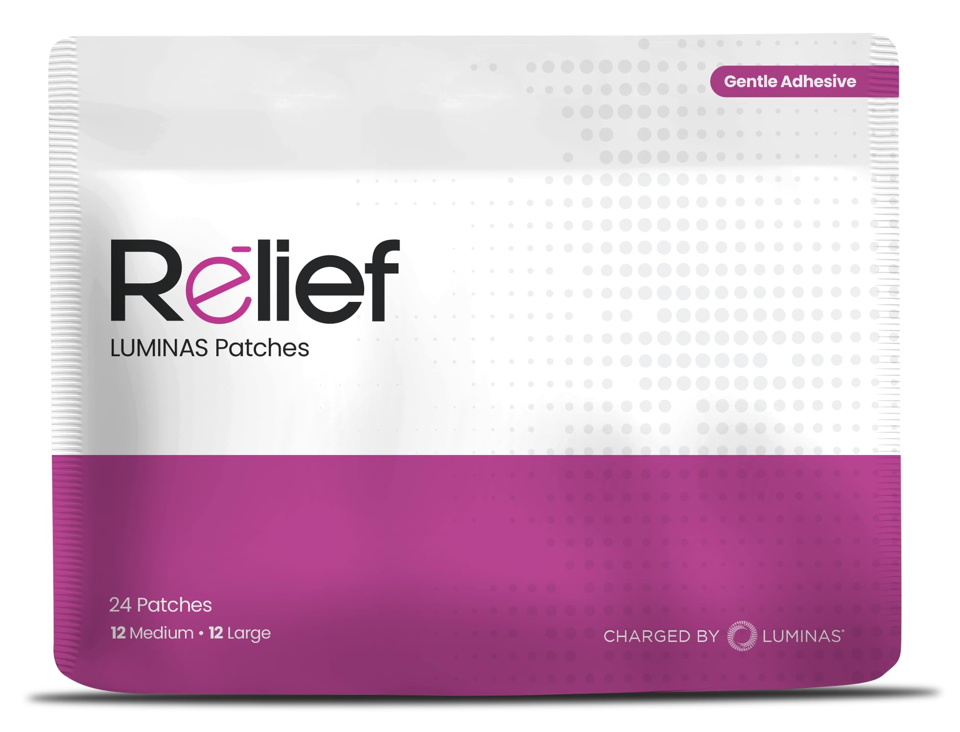 Mua Relief Patches Charged, 24 Pack,12 Medium Patches & 12 Large ...