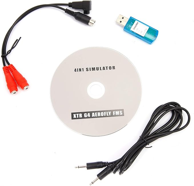 SurePromise USB Flight Simulator Cable for DX5e Dx6i DX7 JR Futaba RC ...