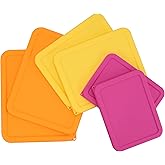 Amazon.com: VIOTIIN 3 Cup 6 Cup 11 Cup Rectangle Silicone Storage Cover ...