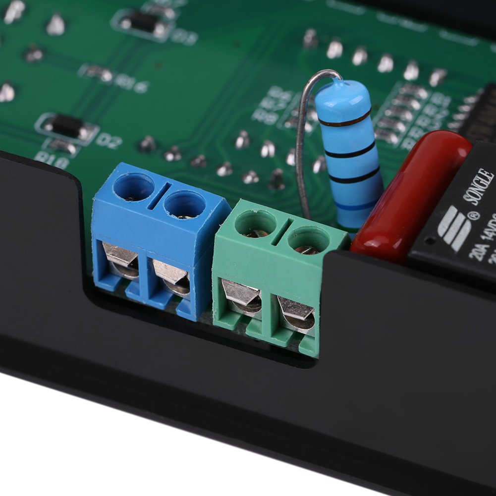 Timing Delay Relay,DC 12V 10A 1500W Module Cycle Timer Digital LED Dual Display for Timing,Delay ...