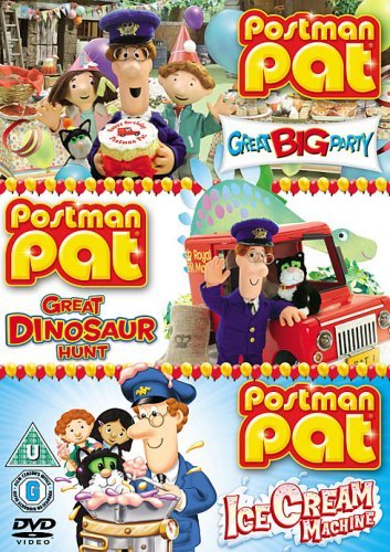 Buy Postman Pat: Great Big Party/Great Dinosaur Hunt/The Ice Cream [DVD ...