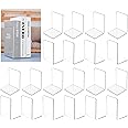 Amazon.com: MerryNine Plastic Acrylic Bookends 20pcs, Clear Acrylic Non ...