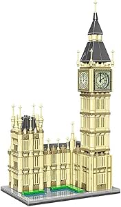 Amazon.com: MEOA Big Ben Model Building Blocks with Simulation Clocks ...