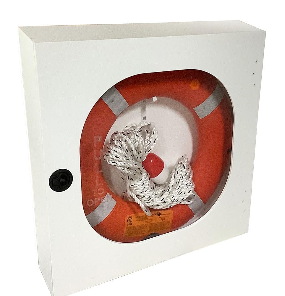 Aquatic Technology Safety Station Cabinet Equipped With 24 Inch USCG ...