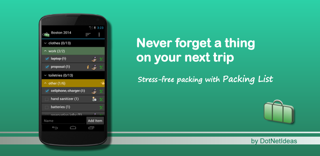 Packing List:Amazon.com:Appstore for Android