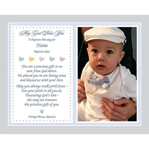 Baby Boy Dedication Favors