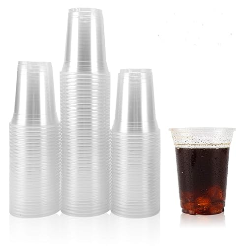 Disposable Clear Plastic Cups - 100 Pack, 14 Oz Water Cups in Oman ...