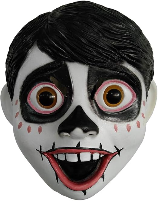 Amazon.com: Coco Movie Miguel Latex Mask Cosplay Costume Halloween ...