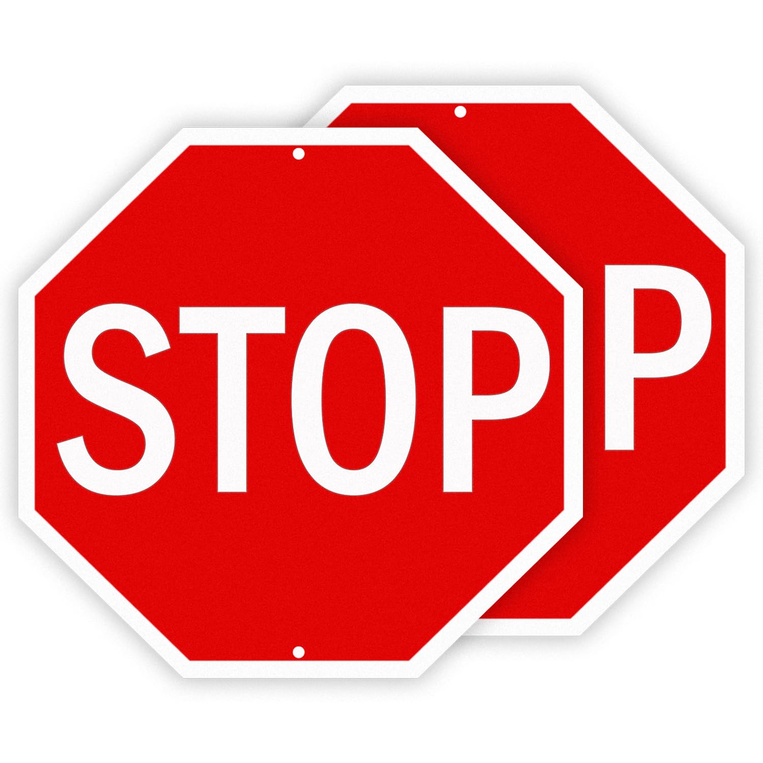 Mua Seept 2Pack Stop Sign 12"x12" Stop Signs Traffic 040" Rust Free ...