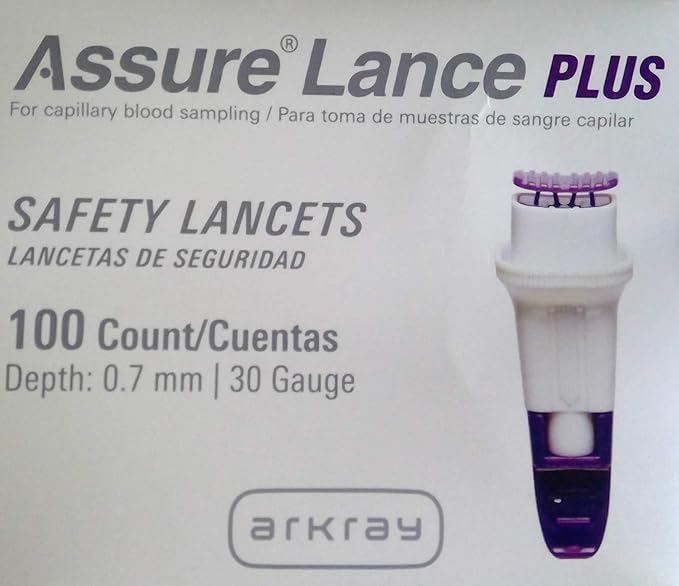 Amazon.com: Arkay Assure Lance Plus Safety Lancets 100 Count 990130 ...