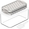 Amazon.com: DOQAUS 2 Pack Round Ice Cube Trays with lid and Bin, Easy ...