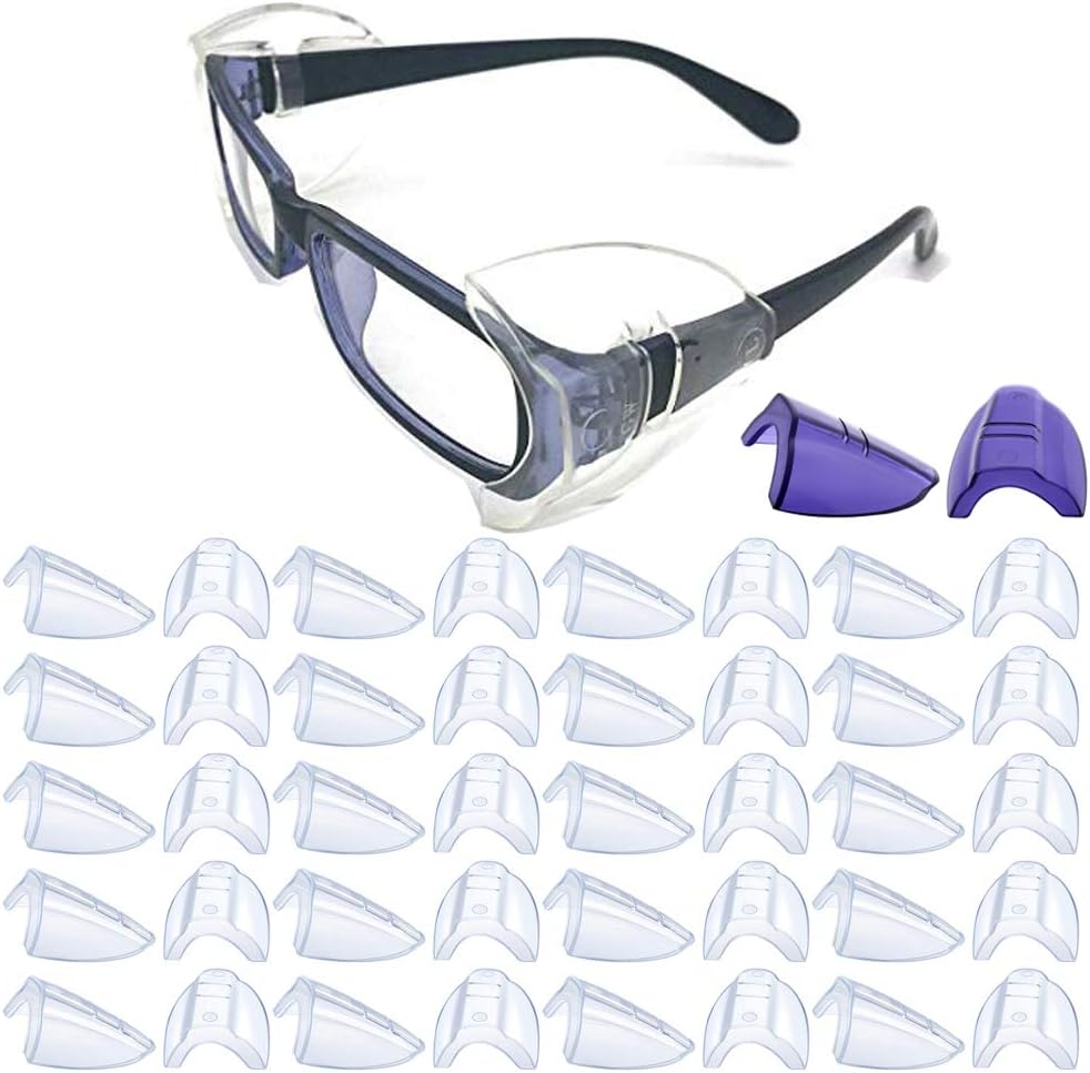 21 Pairs Safety Glasses Side Shields Large, Slip on Side Shields, Fits ...