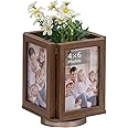 Amazon.com - NUPTIO Rotating Picture Frames Cube: 4x6 Inch Double ...
