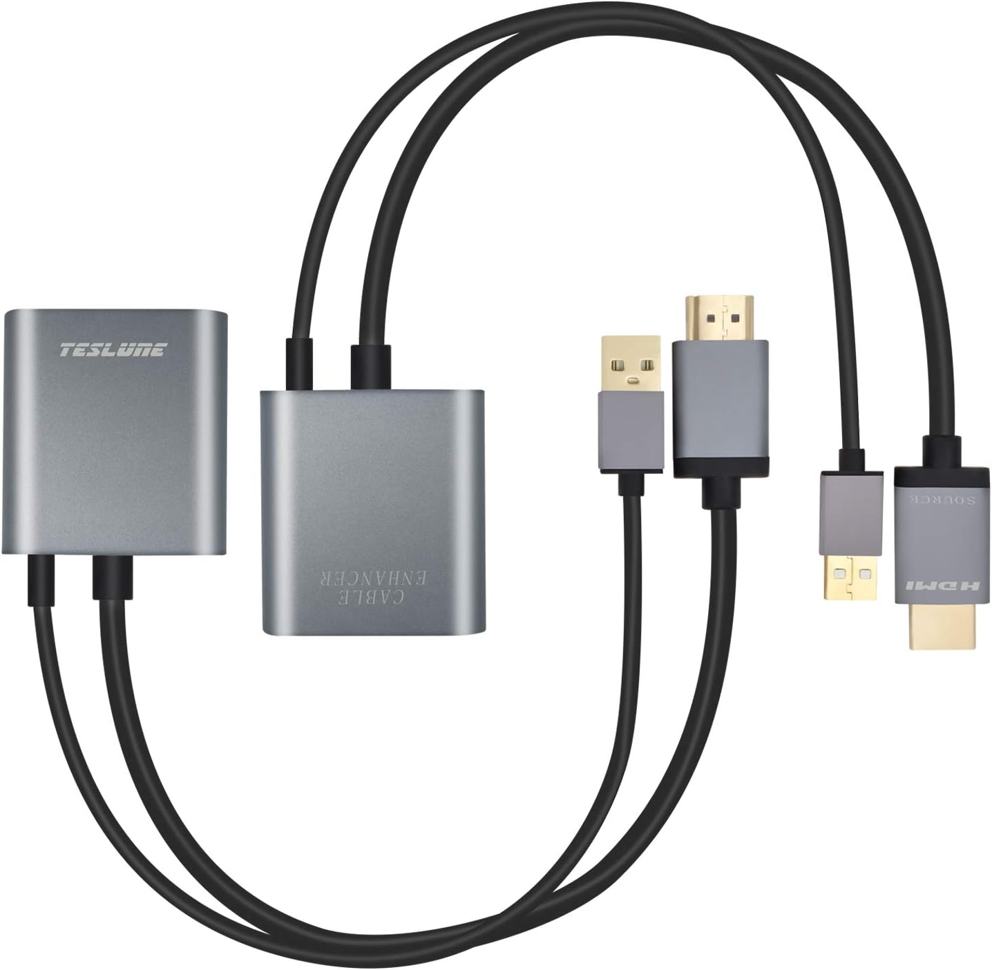 TESLUNE HDMI 2.0 Cable Enhancer, Innovative HDMI Cable Upgrader ...