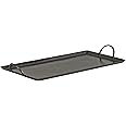 Amazon.com: Kate and Laurel Sanzo Modern Glam Hammered Rectangle Metal Tray, 22 x 10, Gray ...