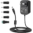 Amazon.com: 9V 1.5A Power Supply DC 9V Power Cord, 110-240Vac to DC ...
