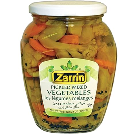 Amazon.com : Zarrin Pickled Mixed Vegetables, 24 Oz by Zarrin : Grocery ...