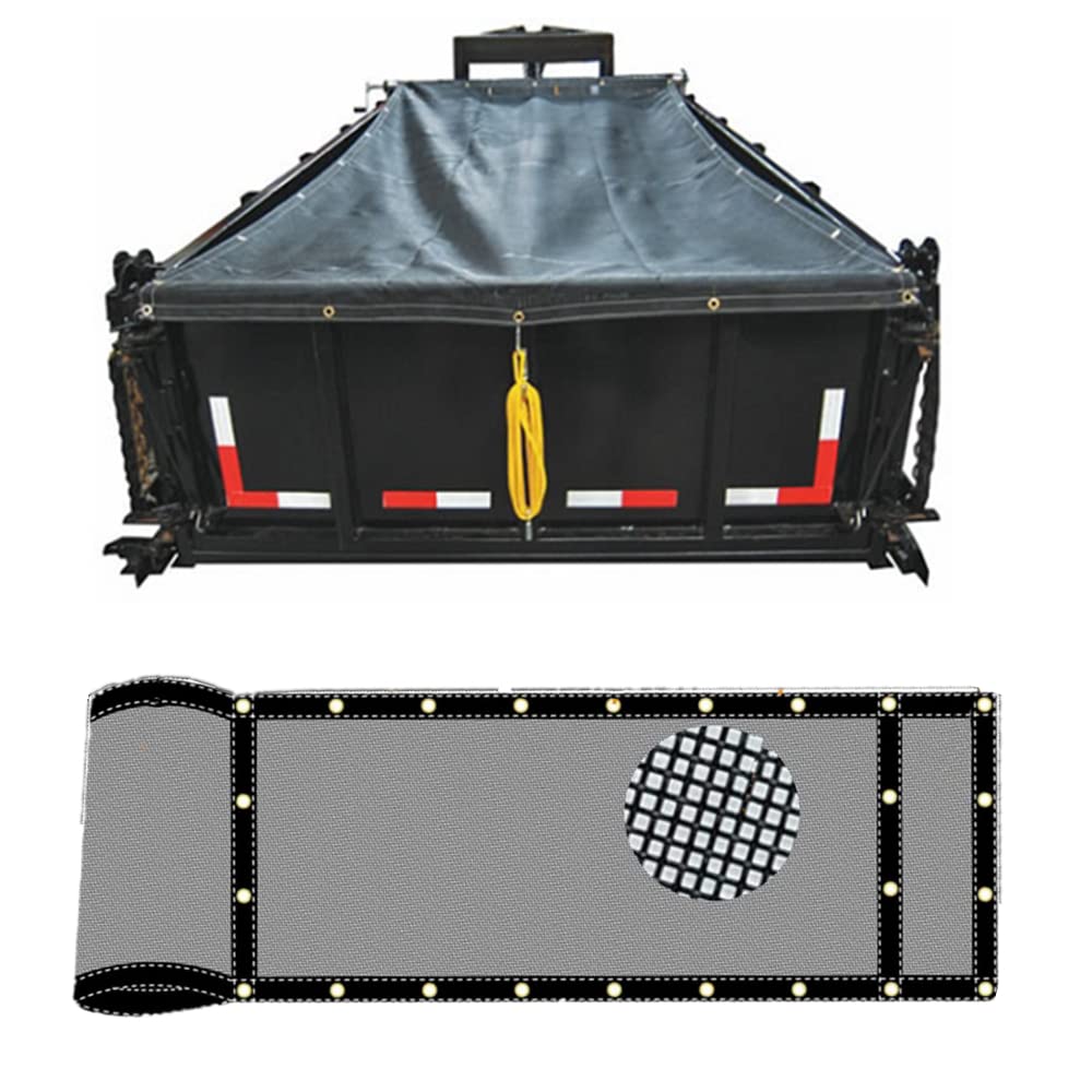KPSON Dump Trailer Tarp Mesh with Grommets/Heavy Duty Dump Truck Tarp ...